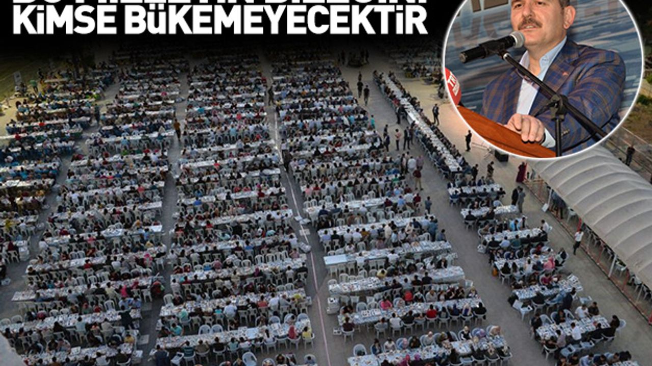 Soylu Bu Milletin Bileğini Kimse Bükemeyecek Trabzon Haber Sayfasi